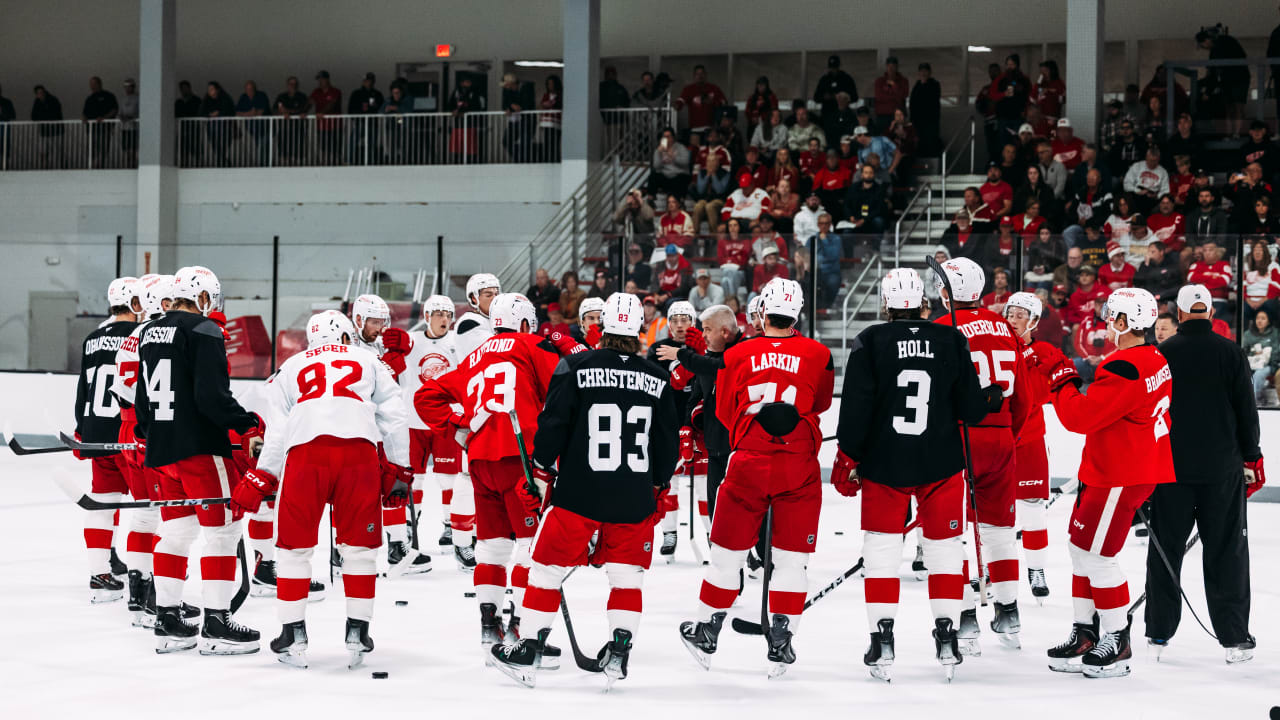 ‘It’s time to go to work’: Red Wings embrace intense, productive Day 1 ...