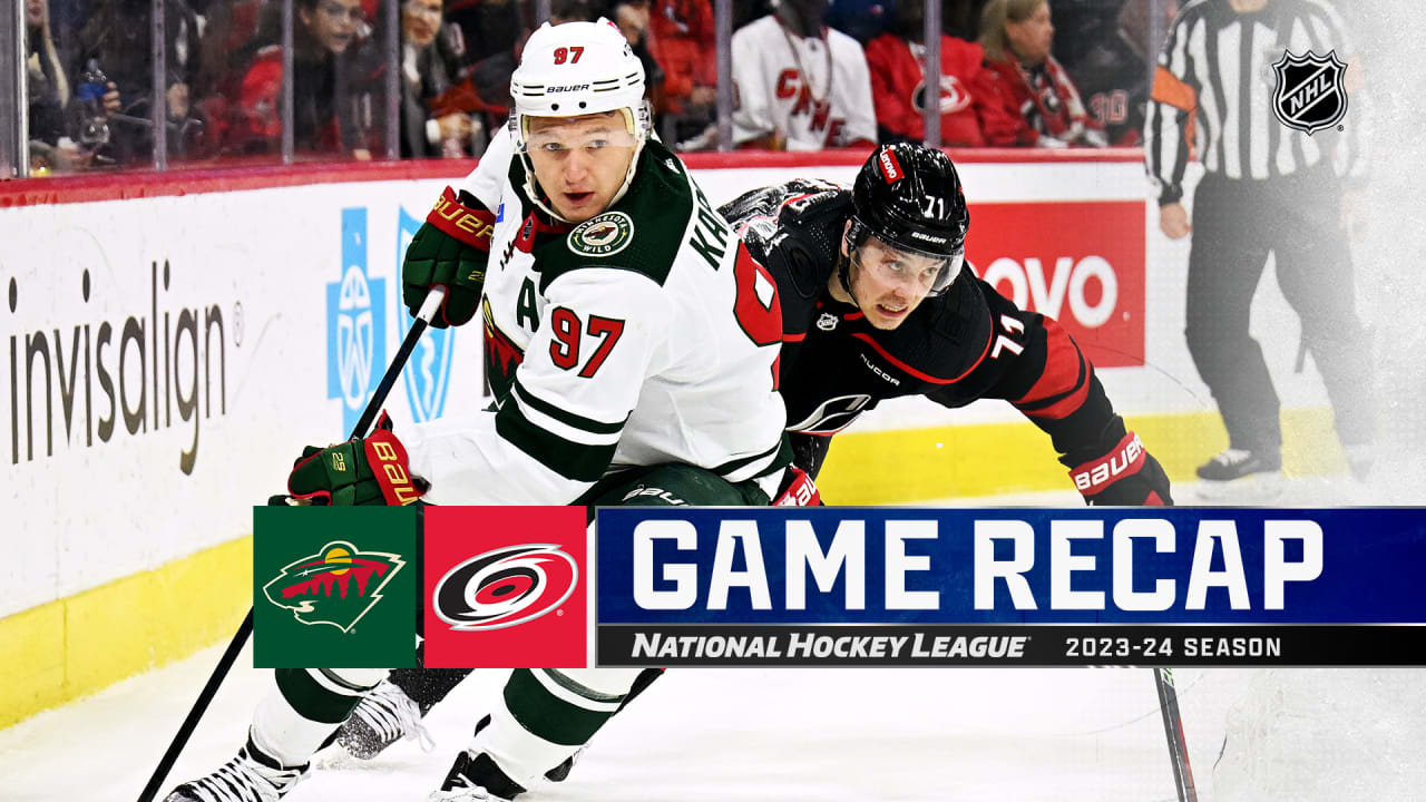 Kaprizov hat trick helps Wild defeat Hurricanes | NHL.com