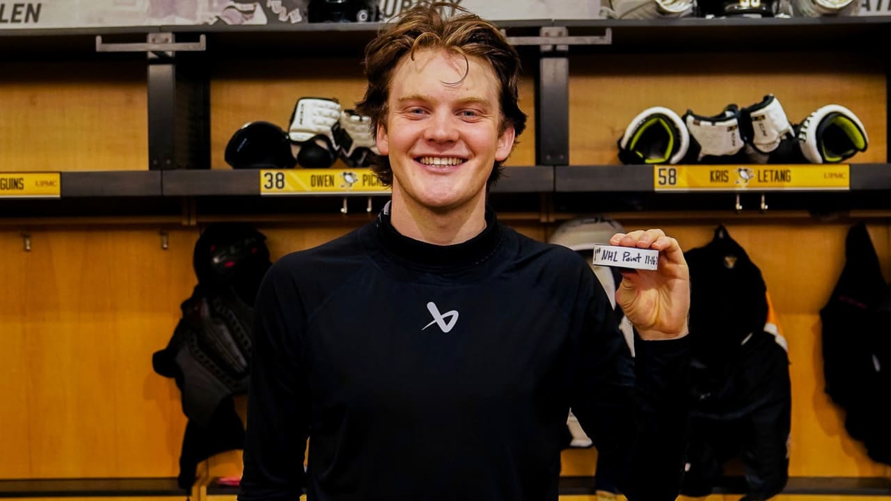 From Rookie Lap to First Point: Pickering Makes NHL Debut | Pittsburgh ...