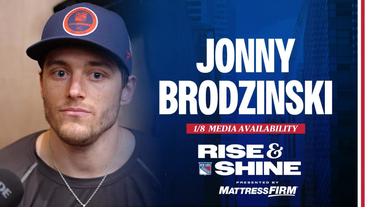 Pregame: Brodzinski | New York Rangers