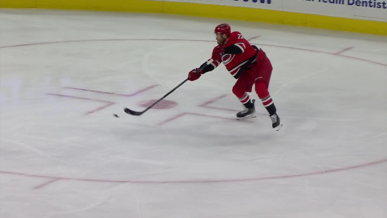 PIT@CAR: Pesce scores goal against Tristan Jarry | Carolina Hurricanes