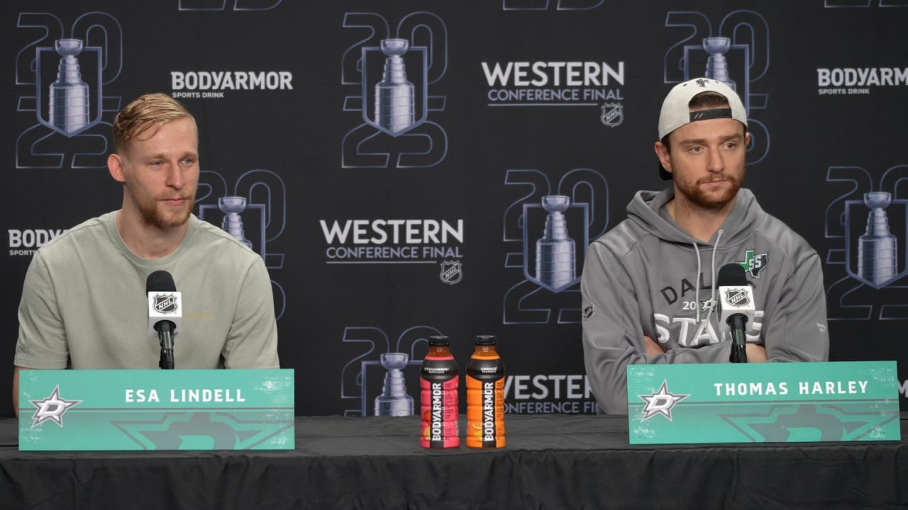 EDM@DAL Pregame: Esa Lindell & Thomas Harley | Dallas Stars