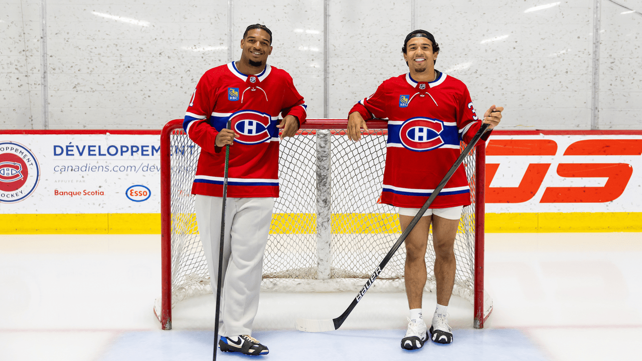 Cincinnati Bengals Ja’Marr Chase and Chase Brown visit the Canadiens ...
