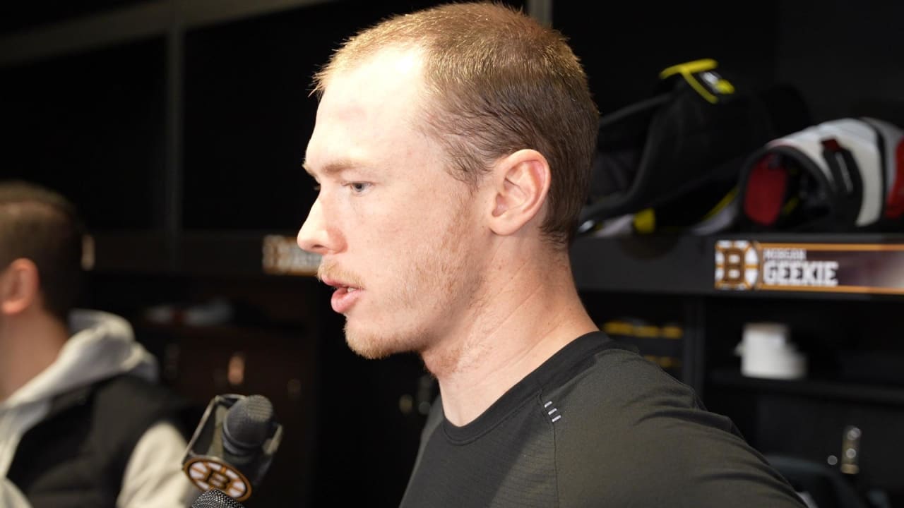 Locker Room Raw: Morgan Geekie | Boston Bruins
