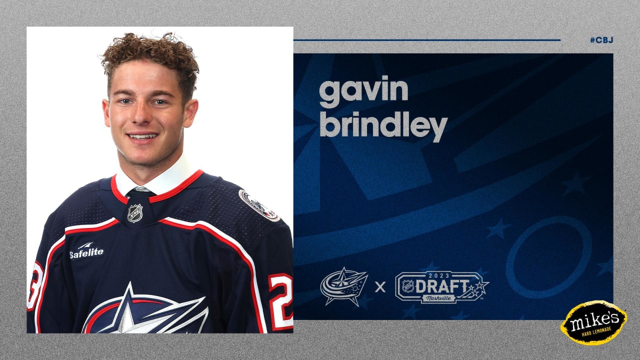 Gavin Brindley | Media (6/29/23) | Columbus Blue Jackets