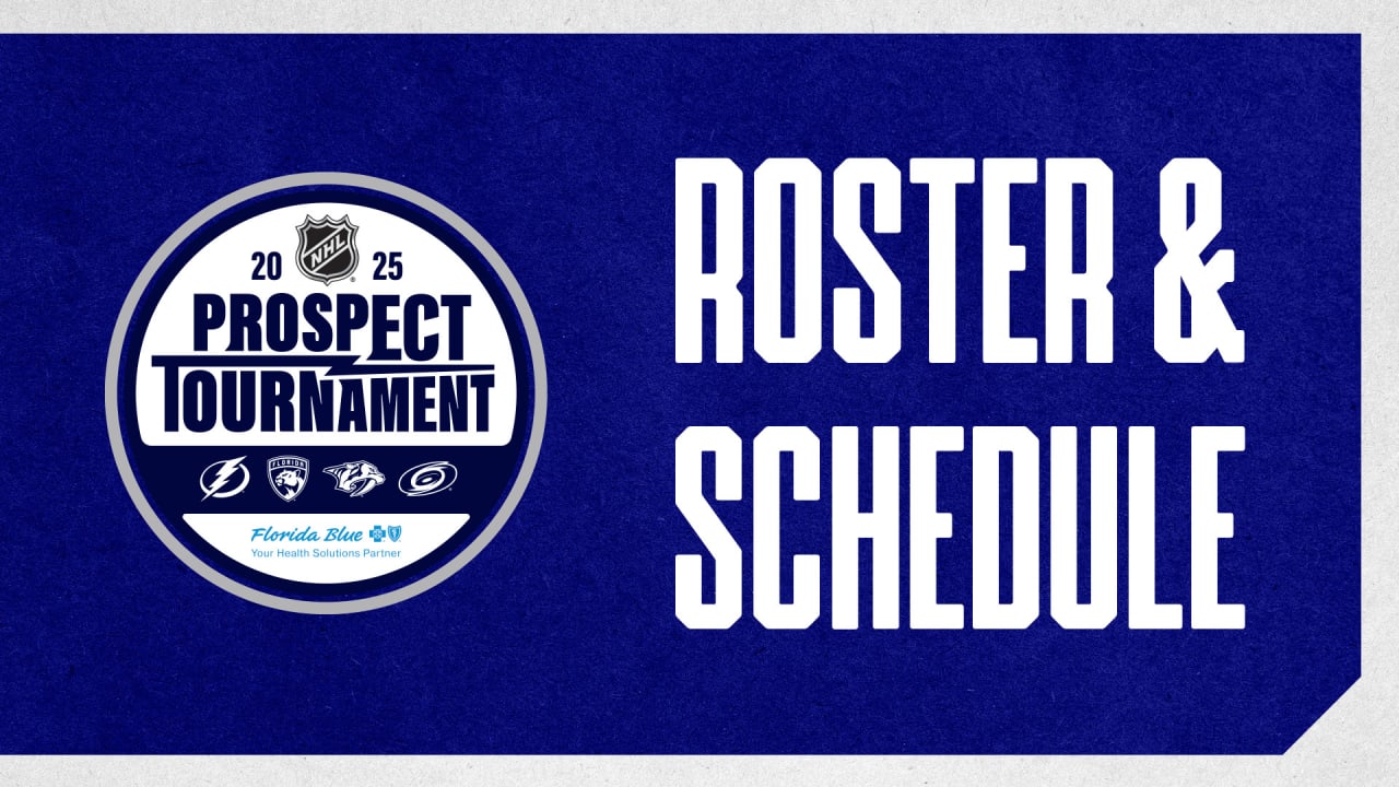 Lightning announce roster, schedule for 2025 NHL Prospect Tournament ...