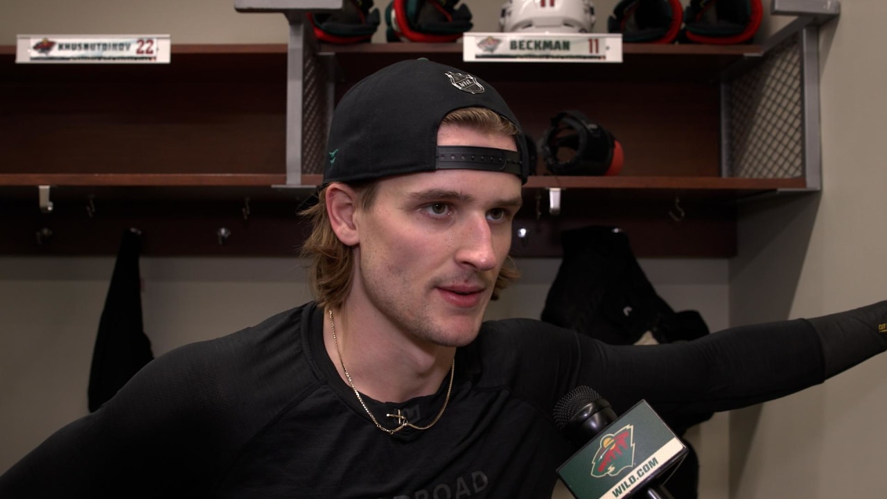 Beckman pregame at ANA 3/19 | Minnesota Wild