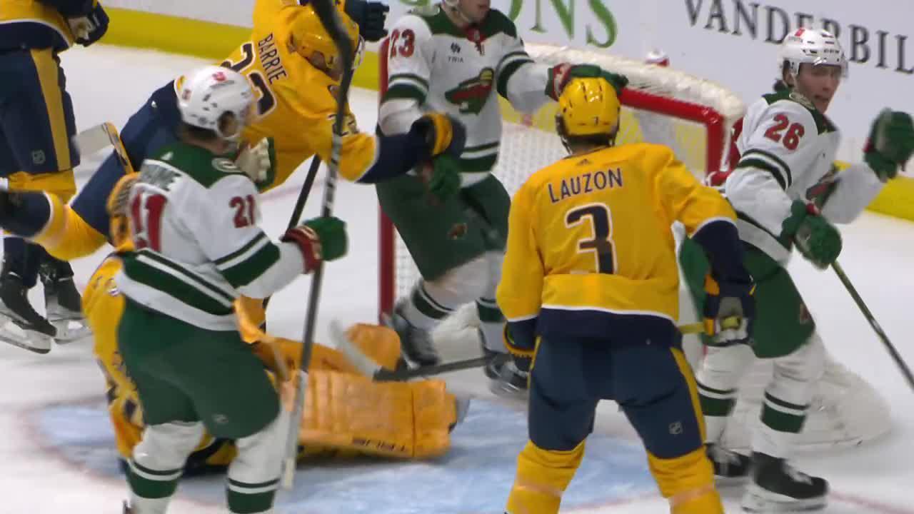 Connor Dewar with a Hat Trick vs. Nashville Predators | Minnesota Wild