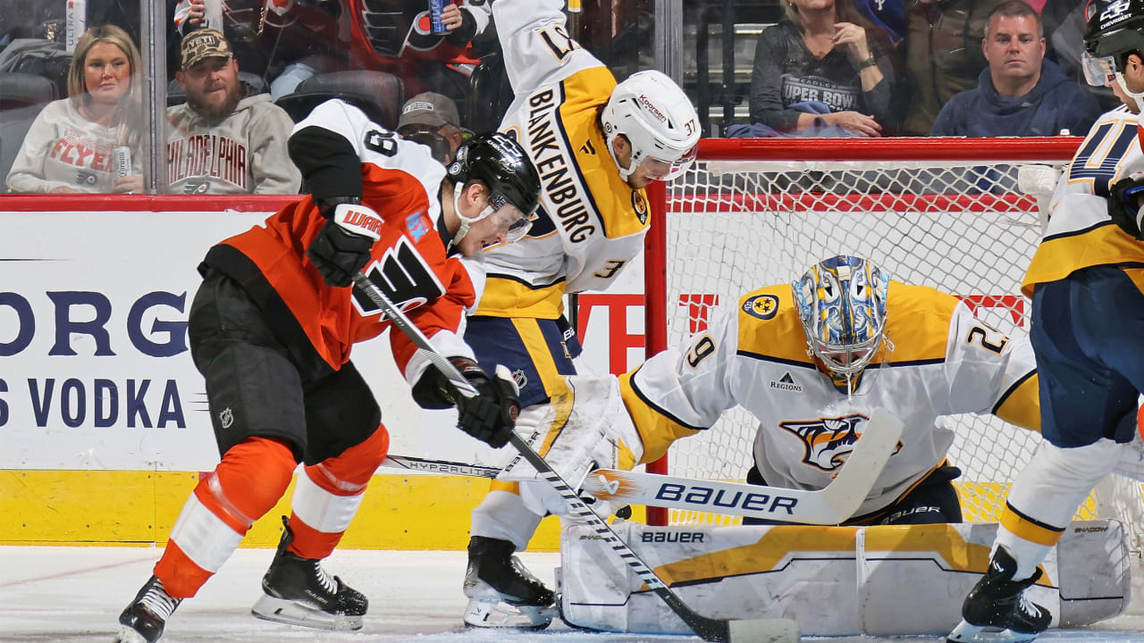 Michkov stays hot, Flyers defeat Predators for 3rd straight win under ...