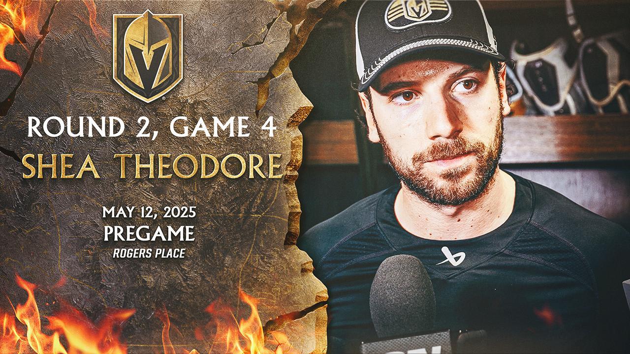 Round 2, Game 4 | Shea Theodore Pregame | Vegas Golden Knights