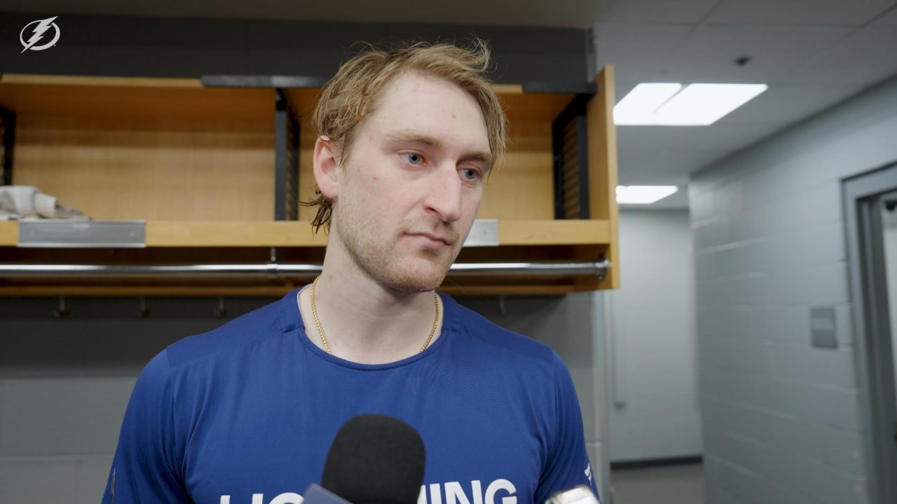 JJ Moser | Postgame at Chicago Blackhawks | Tampa Bay Lightning