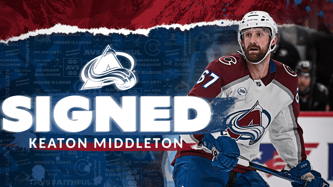 Avalanche Signs Middleton to Two-Year Extension | Colorado Avalanche