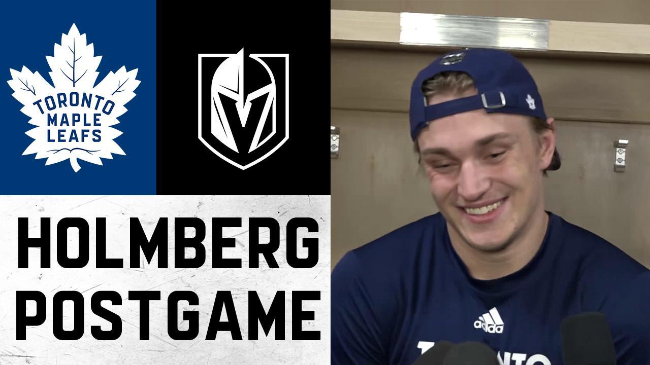 Pontus Holmberg | Post Game | Toronto Maple Leafs