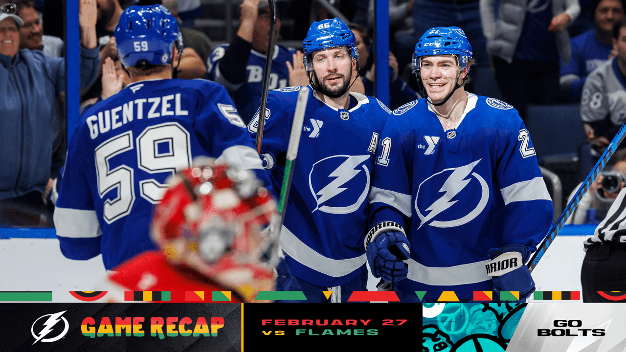 Recap: Lightning 3, Flames 0 | Tampa Bay Lightning