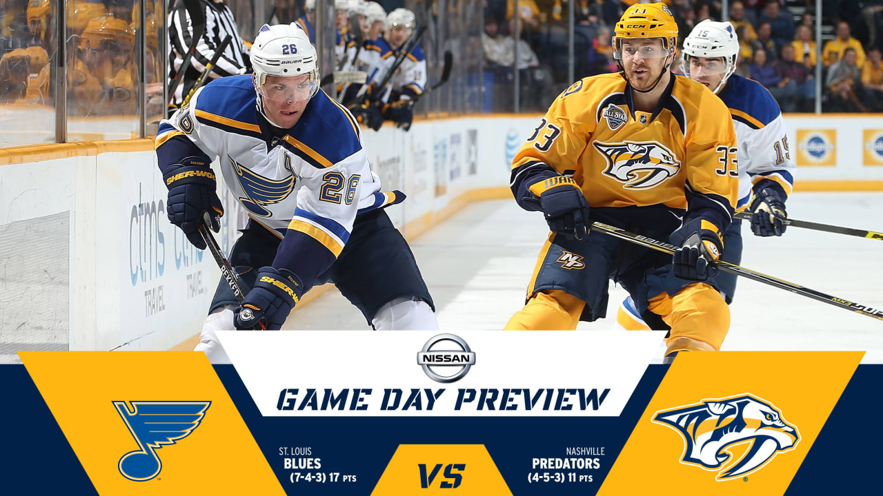 Game Day: Blues vs. Preds | Nashville Predators