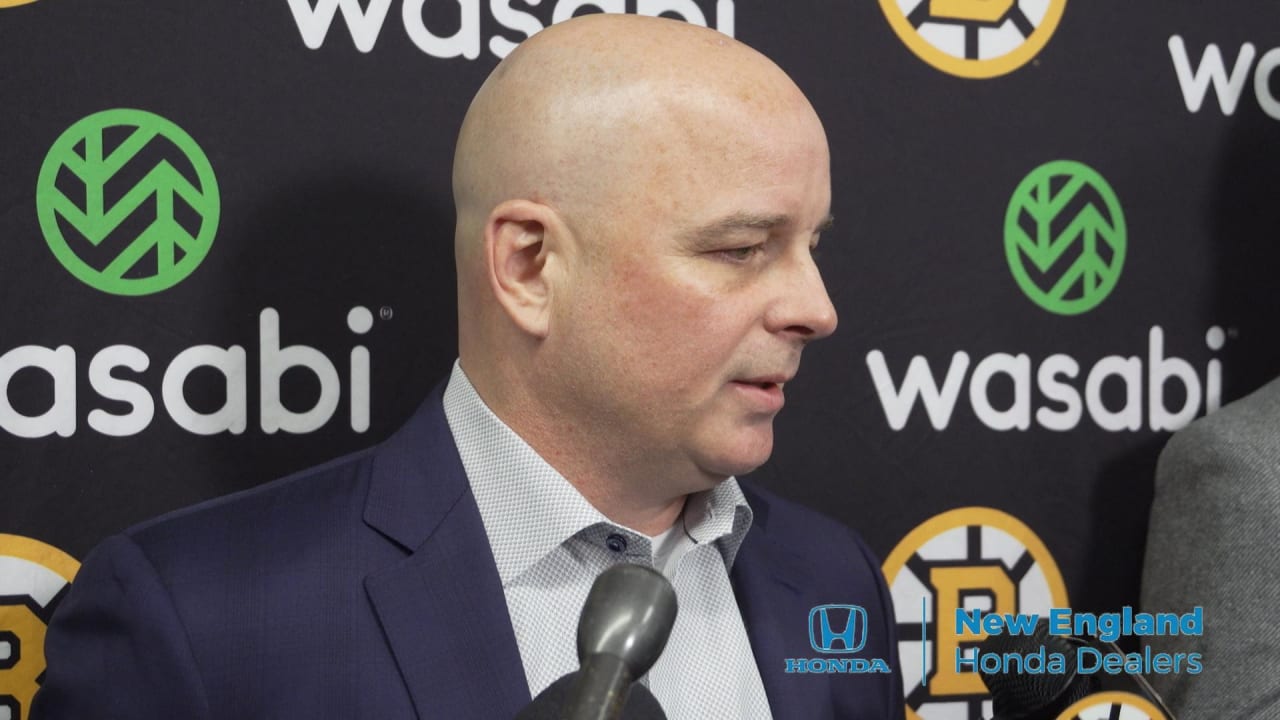 Press Room: Jim Montgomery | Boston Bruins