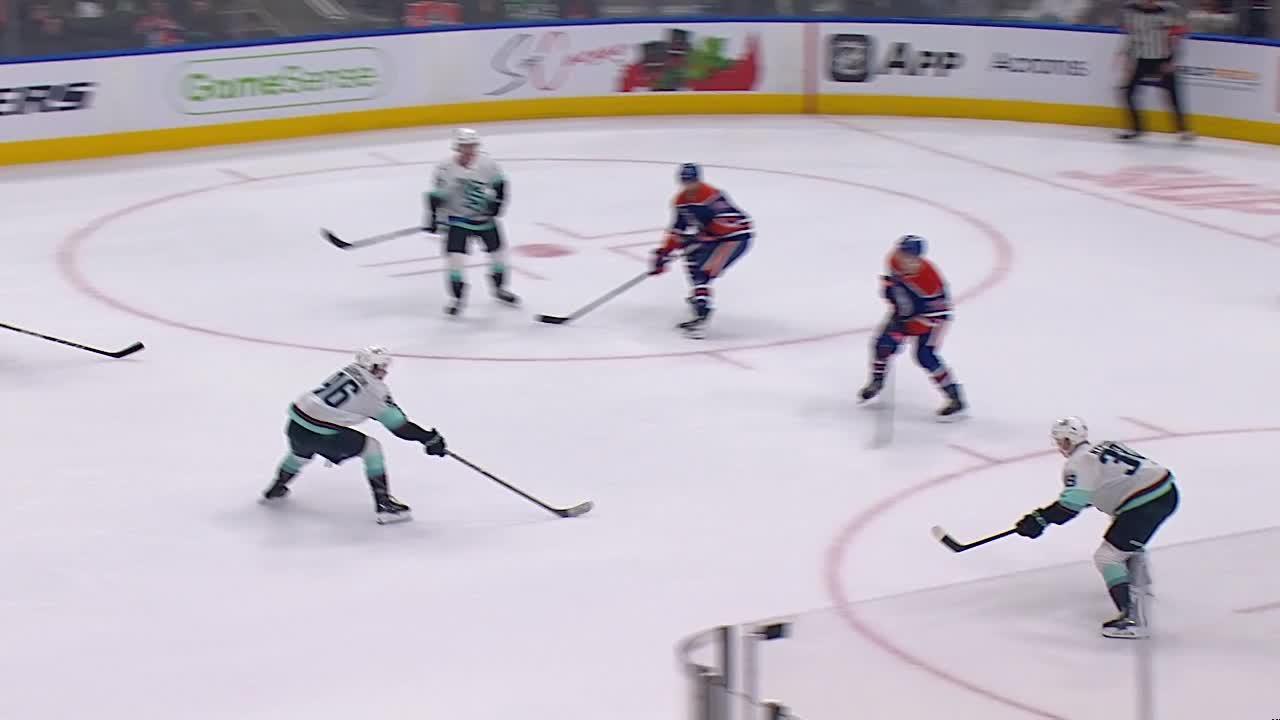 SEA@EDM: Firkus scores PPG against Stuart Skinner | Seattle Kraken