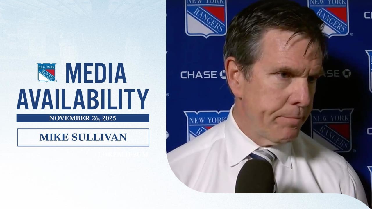 Postgame: Mike Sullivan | New York Rangers