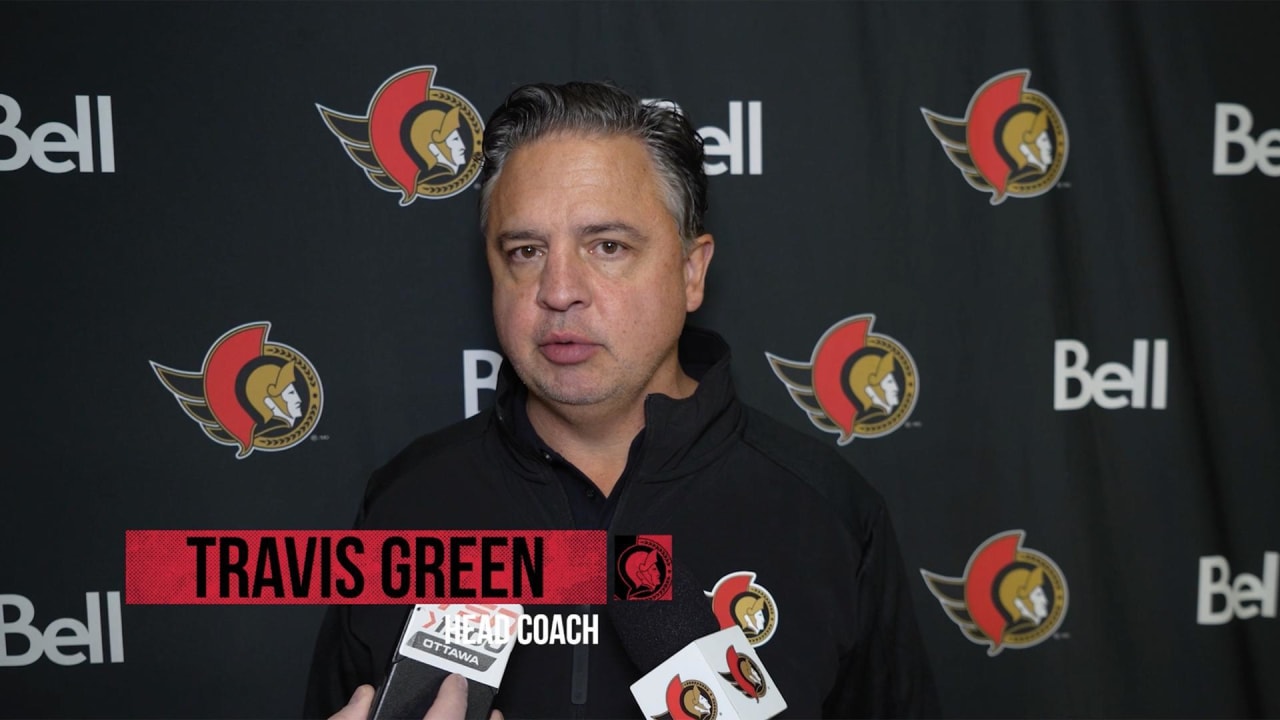Travis Green Pregame Availability vs COL | Ottawa Senators