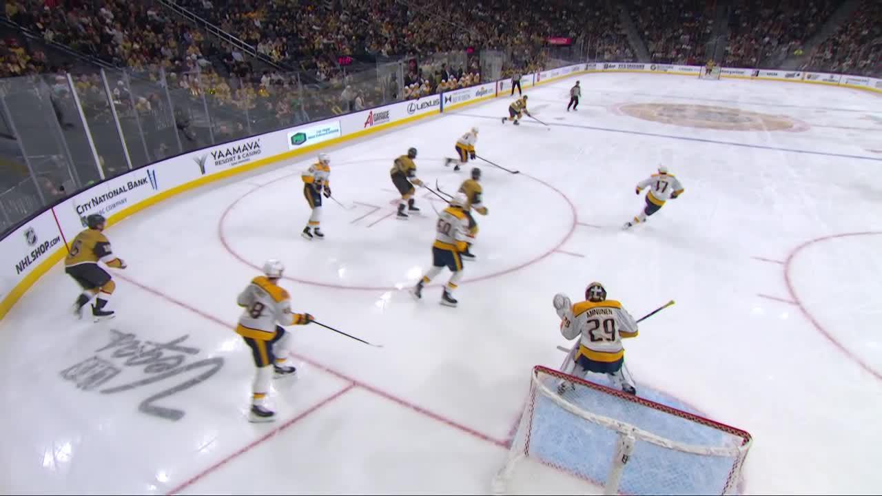 NSH@VGK: Hutton scores goal against Justus Annunen | Vegas Golden Knights