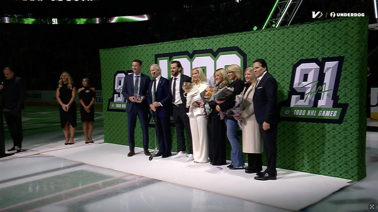 Stars celebrate Seguin’s 1,000th NHL game with special pregame ceremony ...