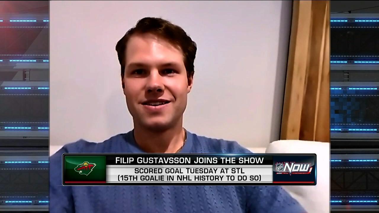 Filip Gustavsson joins Players Only on NHL now | Minnesota Wild