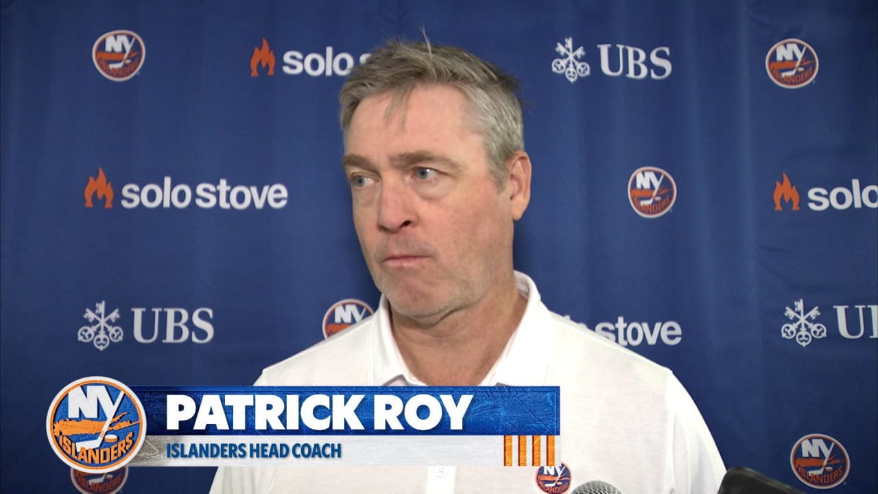 NYI at DAL 10/12: Patrick Roy | New York Islanders