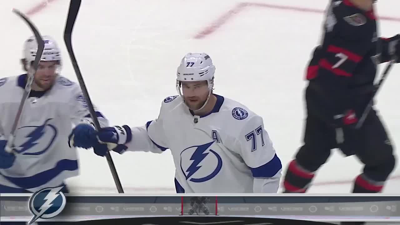 Hedman bats the puck home | NHL.com
