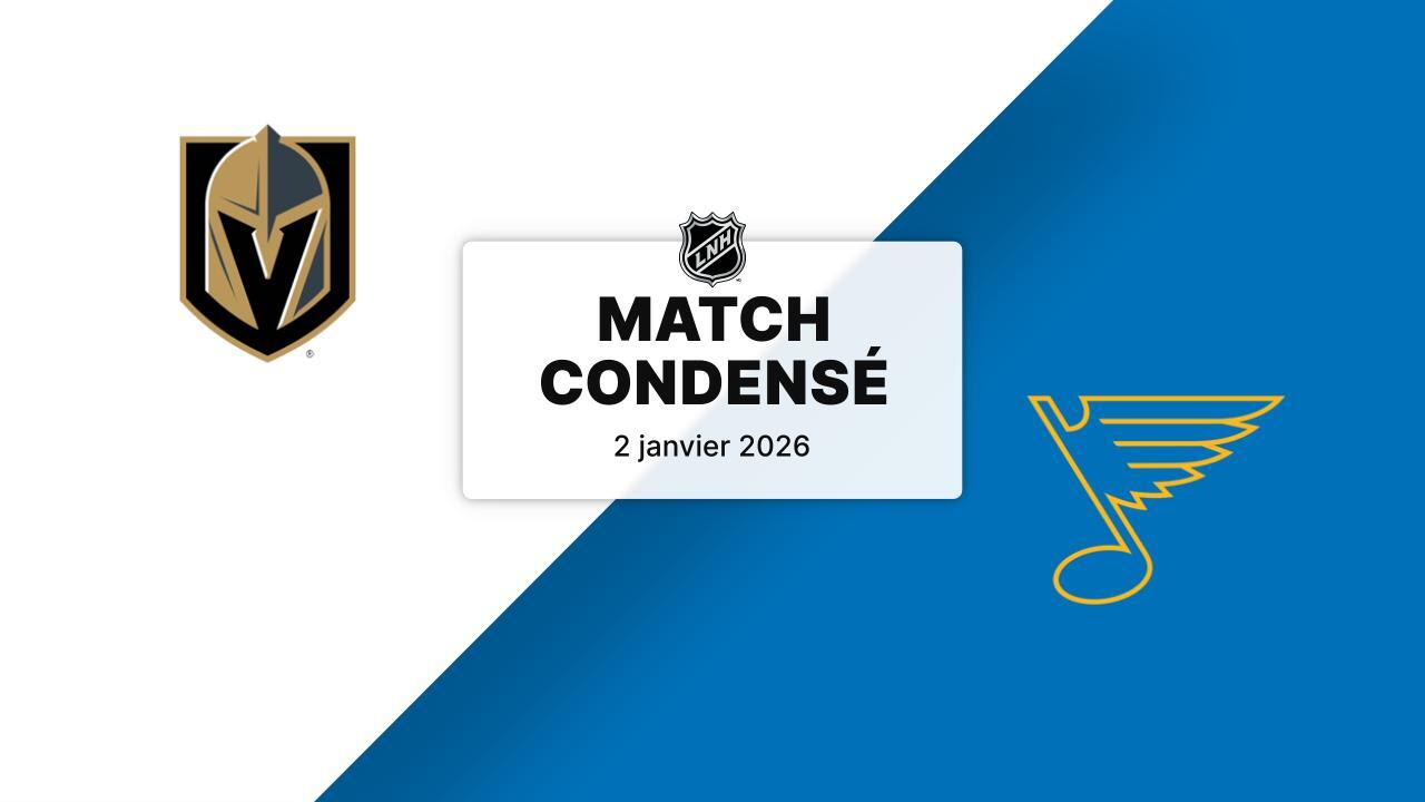 Match condensé : Golden Knights @ Blues 02/01/2026 | LNH.com