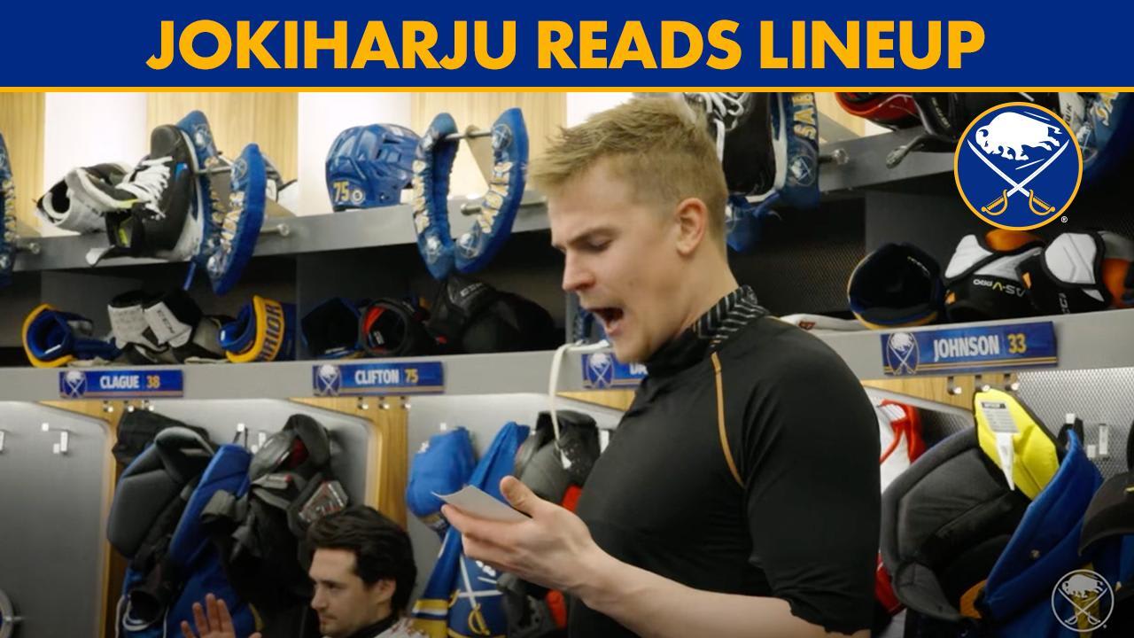 Starting Lineup Read | Buffalo Sabres
