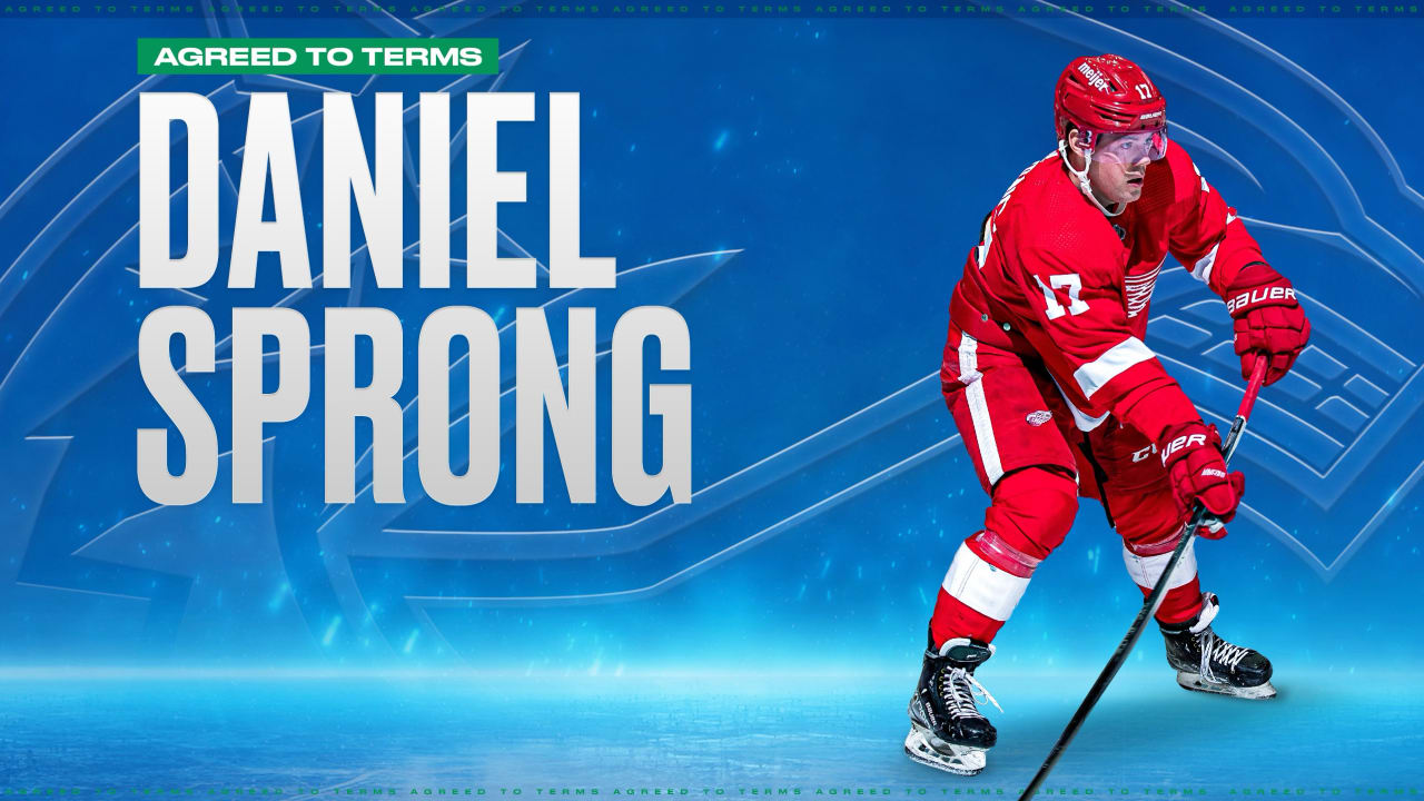 Canucks Agree to Terms with Forward Daniel Sprong on a One-Year ...