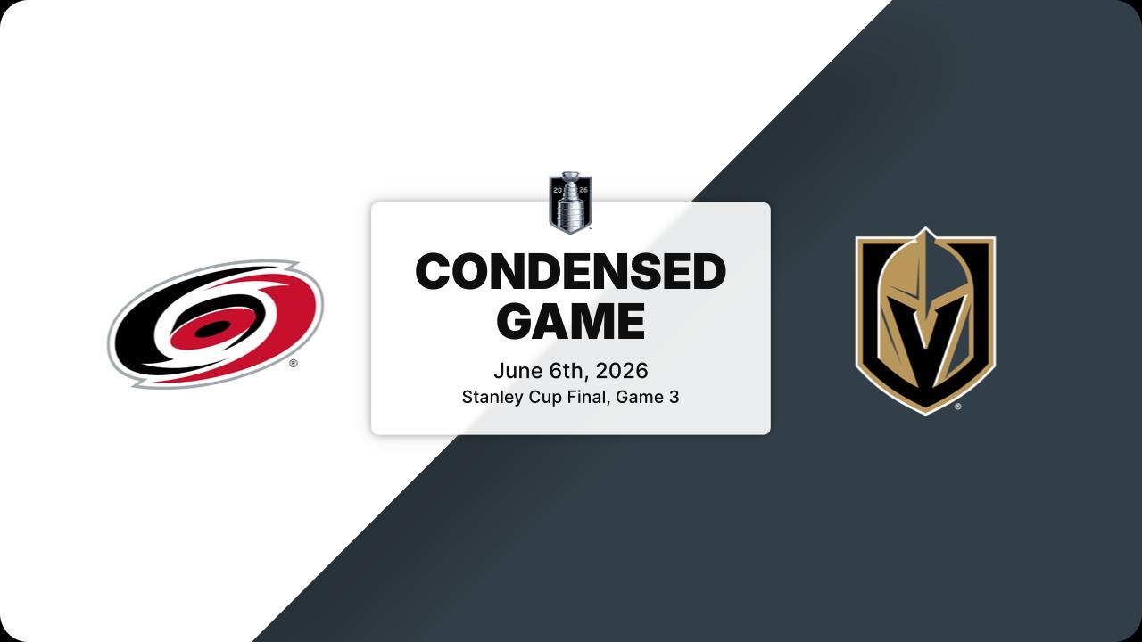 CAR at VGK | Condensed Game | NHL.com