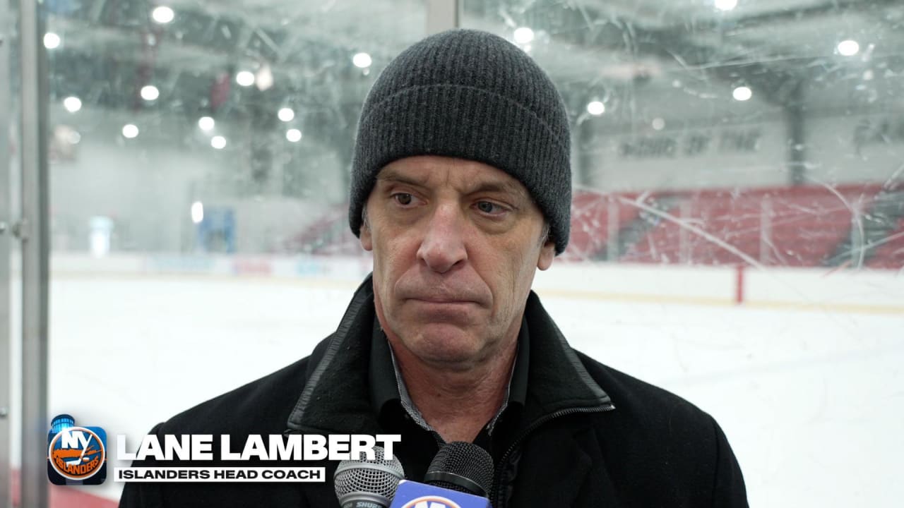 Practice 12/22: Lane Lambert | New York Islanders