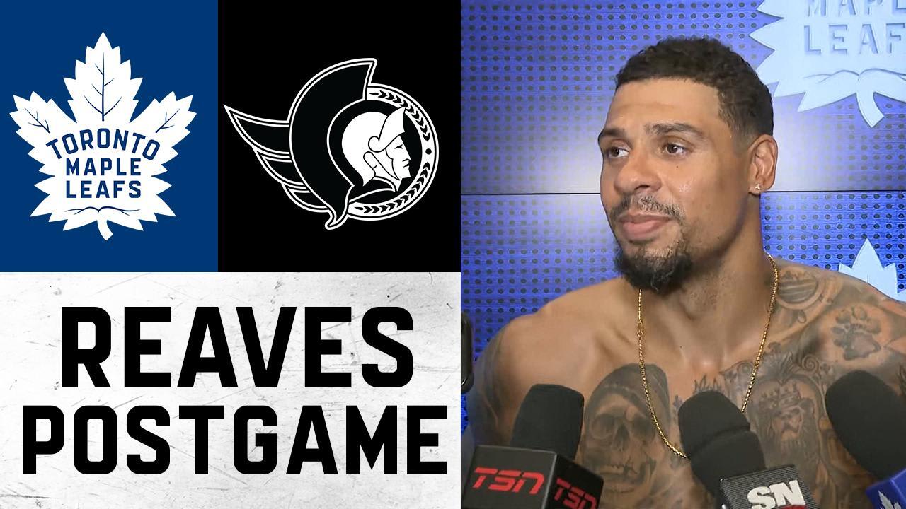 Ryan Reaves | Post Game | Toronto Maple Leafs
