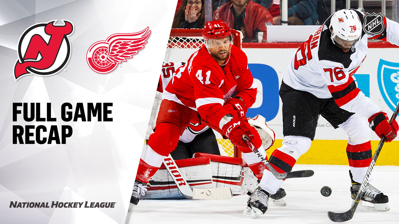 Recap: NJD 4, DET 1 | New Jersey Devils