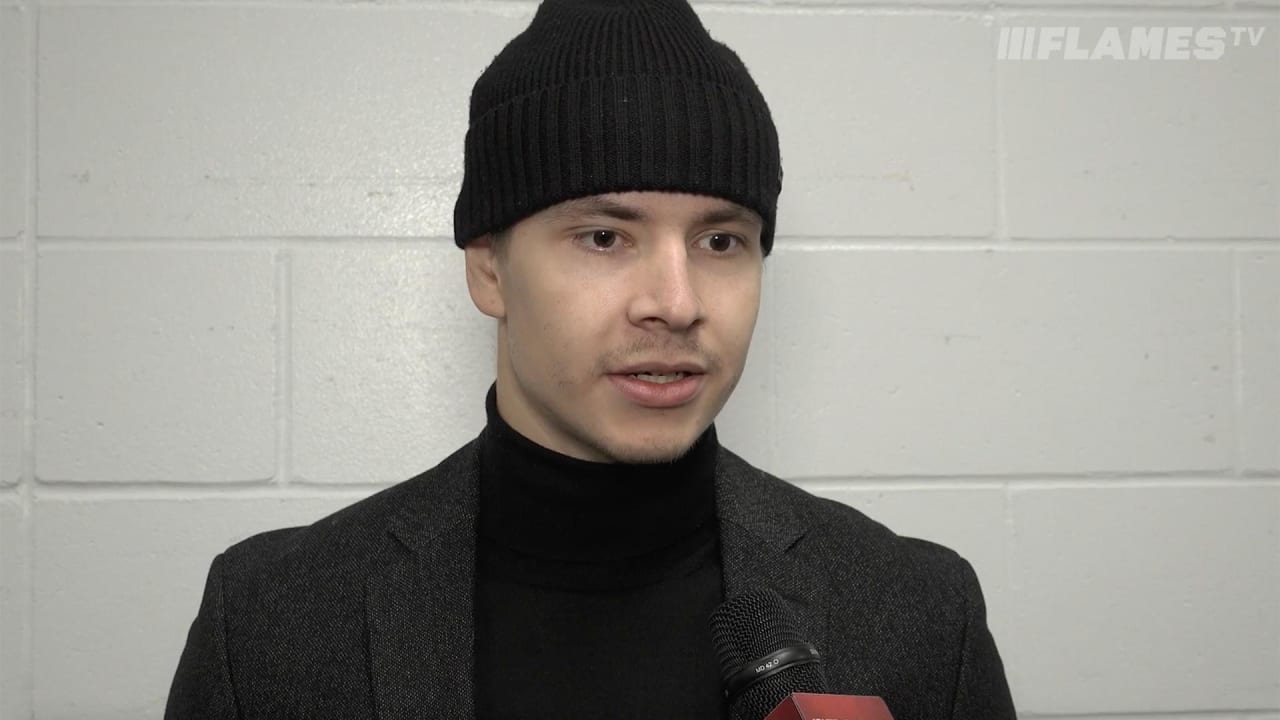 Pregame Sharangovich - 04.04.24 | Calgary Flames