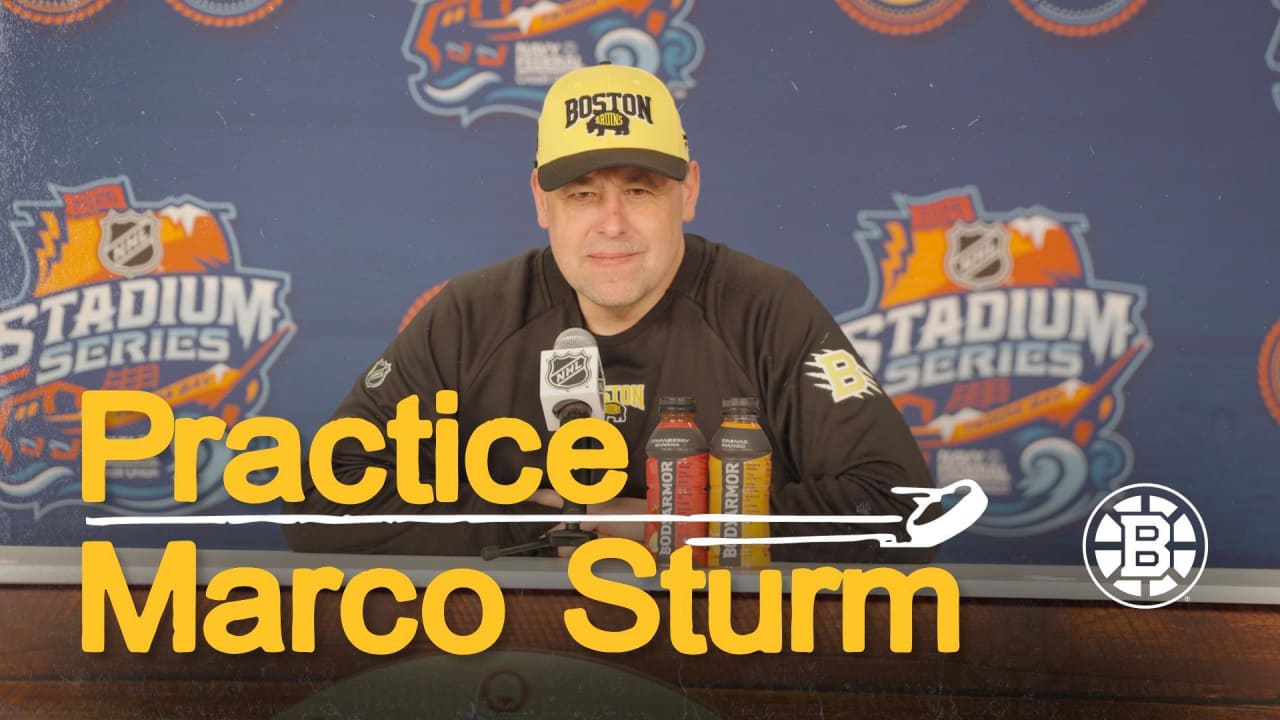 Press Room: Marco Sturm | Boston Bruins