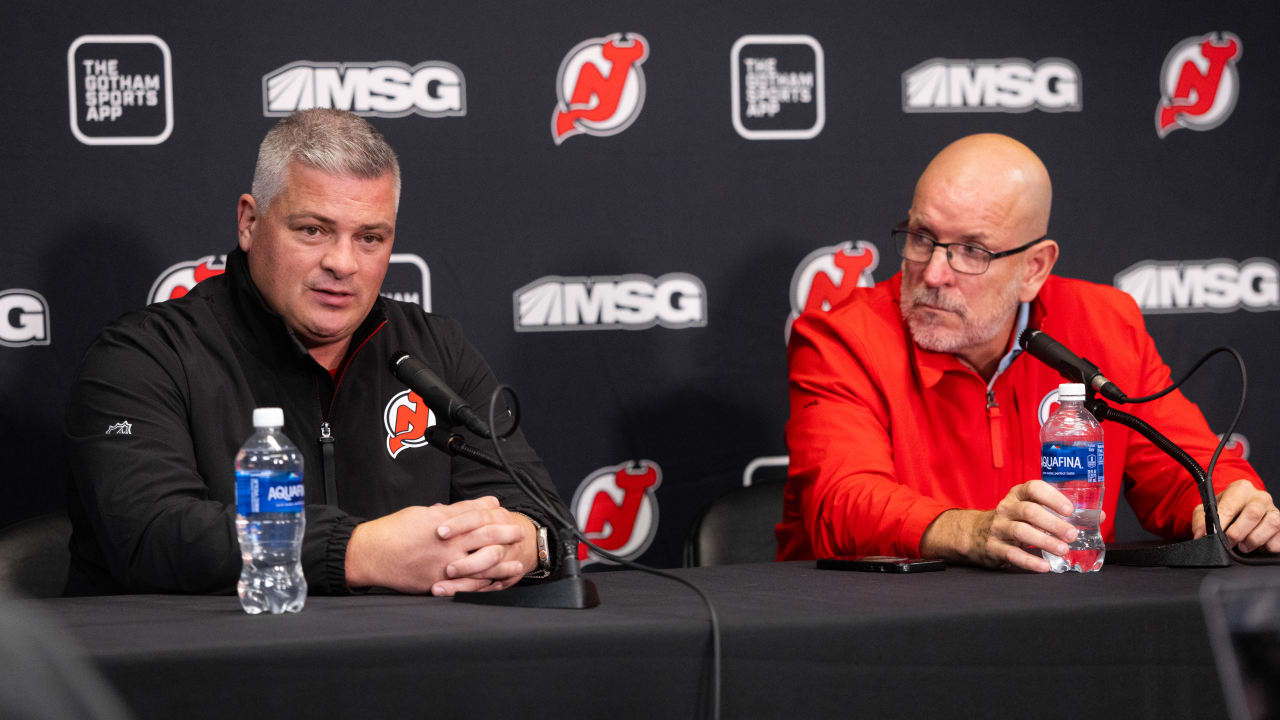 Keefe and Fitzgerald | PRESS CONFERENCE | New Jersey Devils