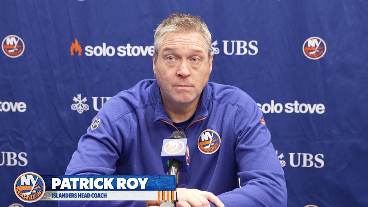 NYI vs TOR 1/2: Patrick Roy | New York Islanders