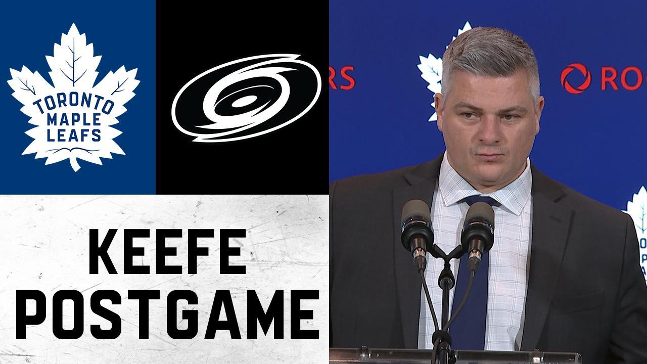 Sheldon Keefe | Post Game | Toronto Maple Leafs