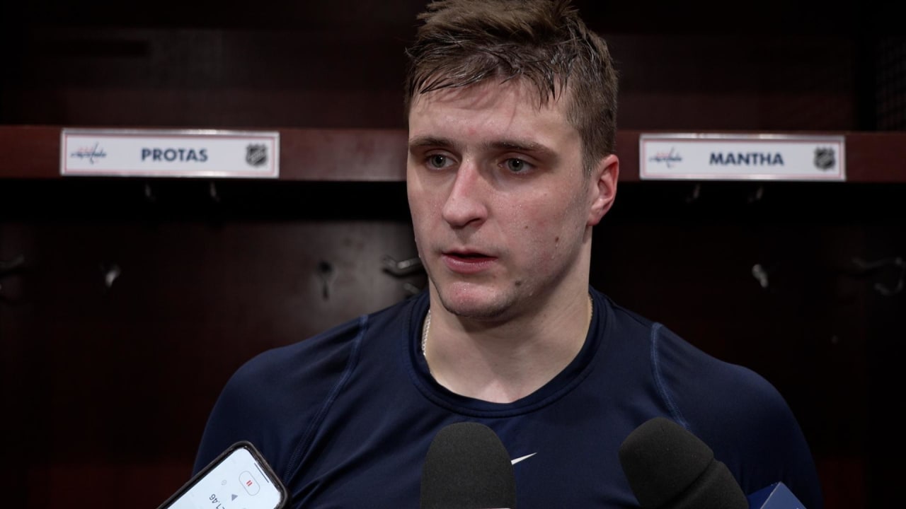 Postgame | Aliaksei Protas | Washington Capitals