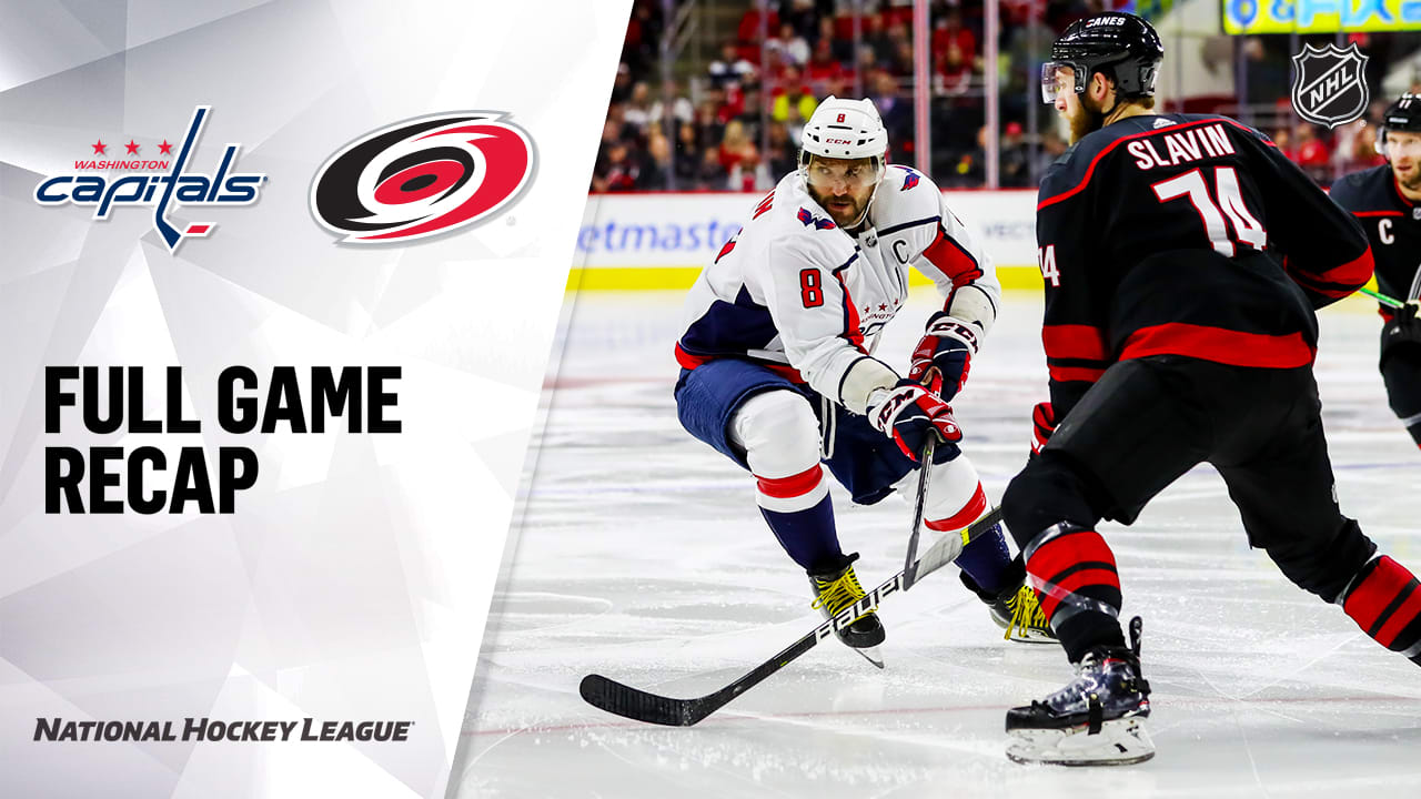 Recap: WSH 4, CAR 3 | Washington Capitals