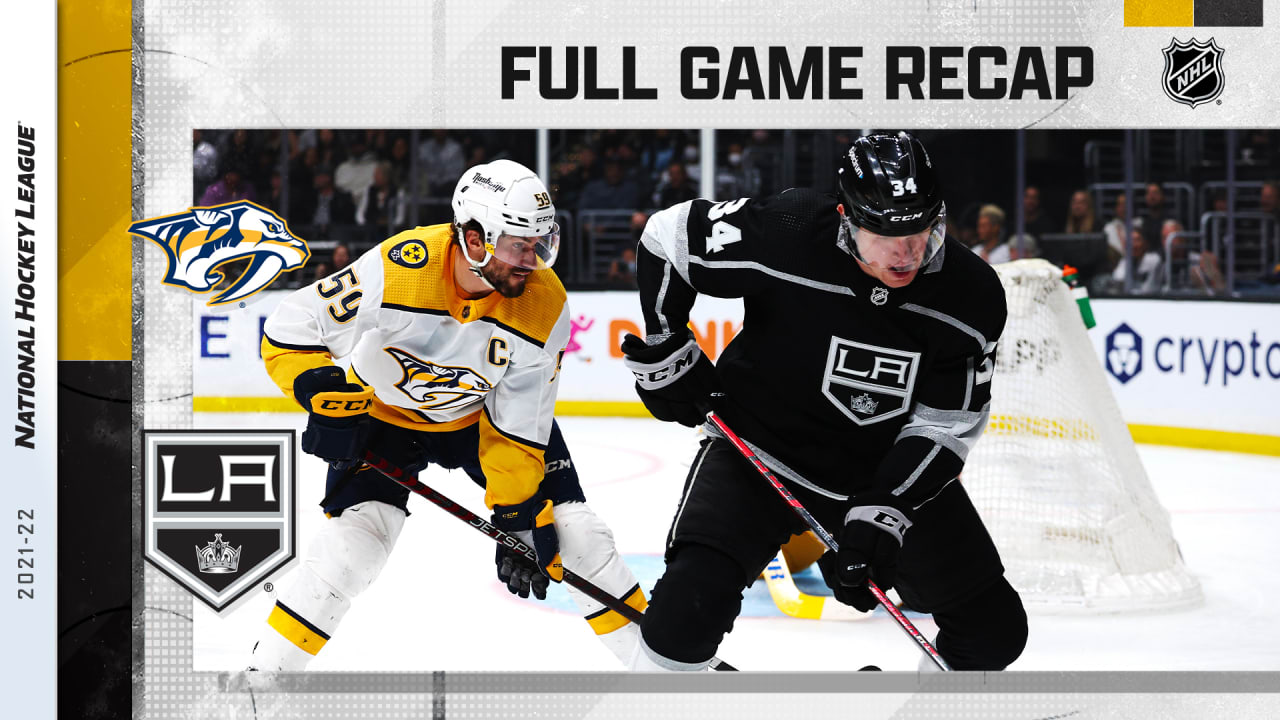 Recap: LAK 6, NSH 1 | Los Angeles Kings