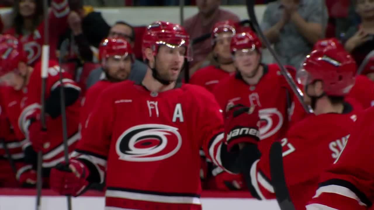 PIT@CAR: Slavin scores goal against Alex Nedeljkovic | NHL.com