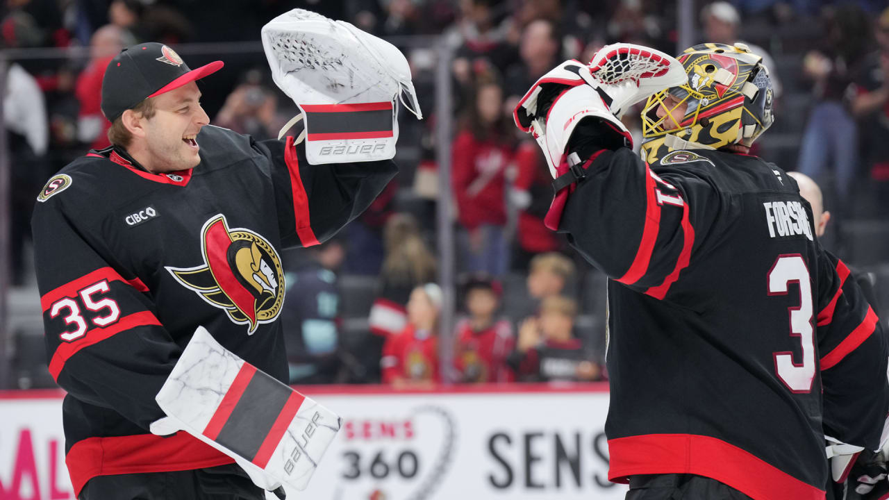 Senators Win Weekend with Back to Back Shutouts | Ottawa Senators