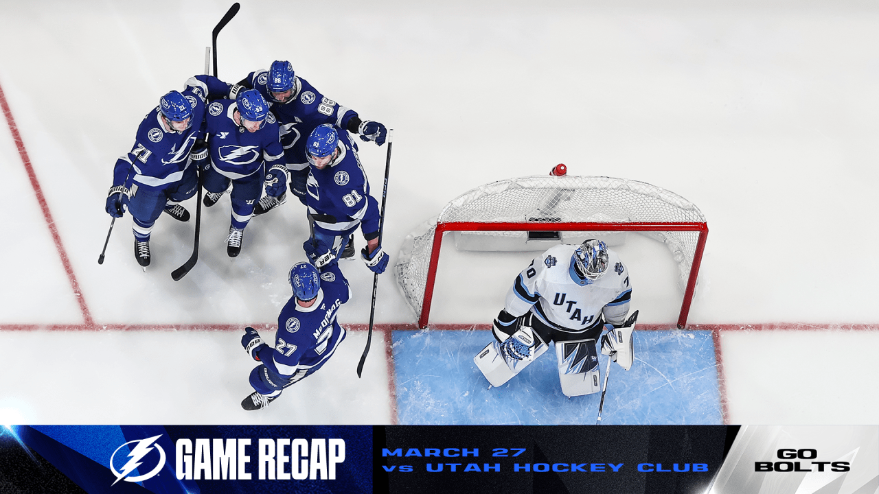 Recap: Lightning 8, Utah Hockey Club 0 | Tampa Bay Lightning