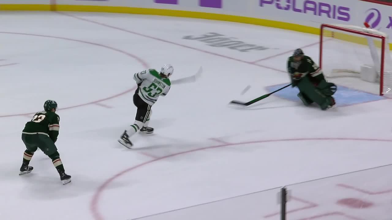 DAL@MIN: Johnston scores goal against Wild | Dallas Stars