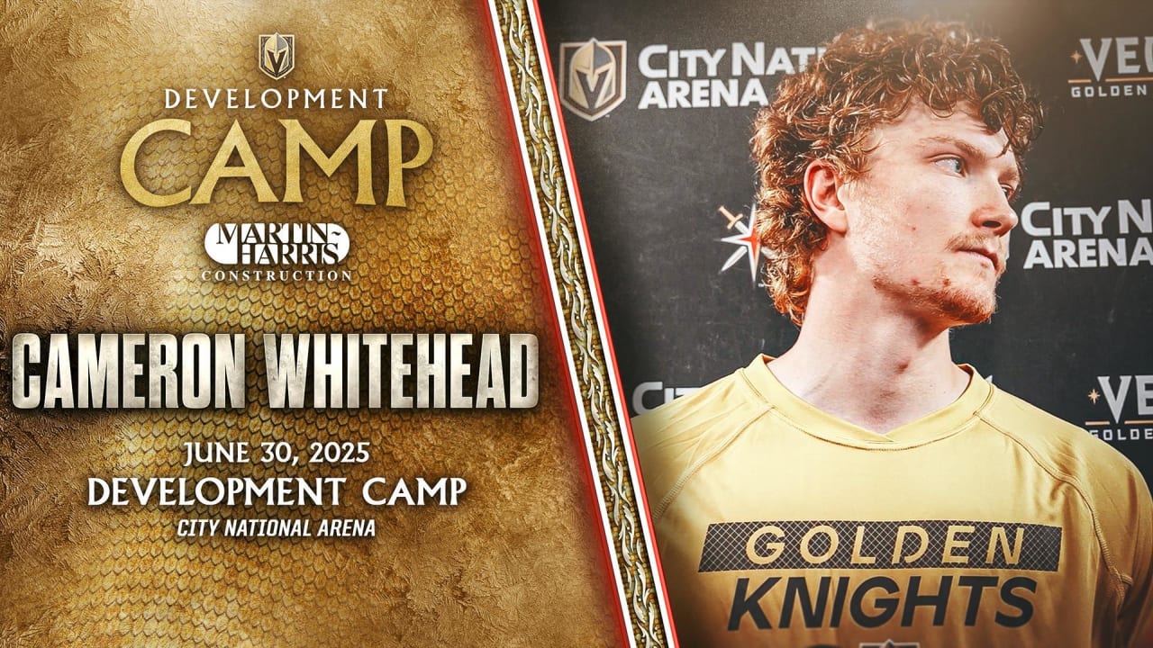 Cameron Whitehead 2025 Development Camp | Day One | Vegas Golden Knights