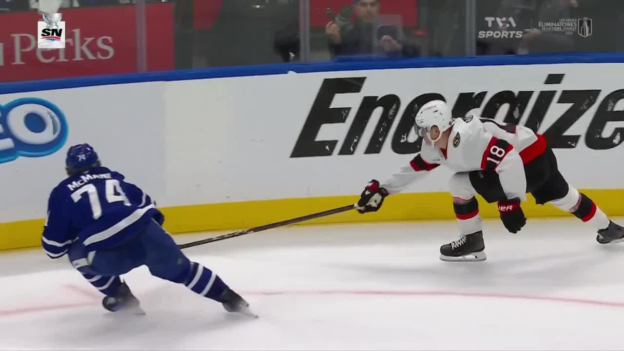 OTT@TOR: Gaudette marque un but contre Anthony Stolarz | Sénateurs d’Ottawa