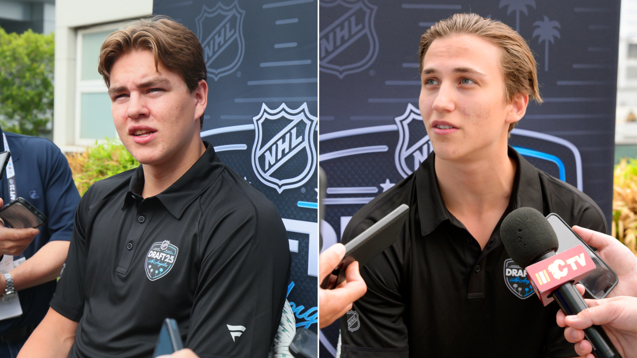 Frondell, Eklund förväntansfulla inför draften: ”Verkligen häftigt" | NHL.com/sv